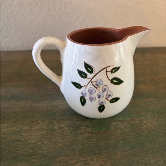 Stangl | Kitchen | Vintage Stangl Milk Pitcher Blue Berry Large | Poshmark